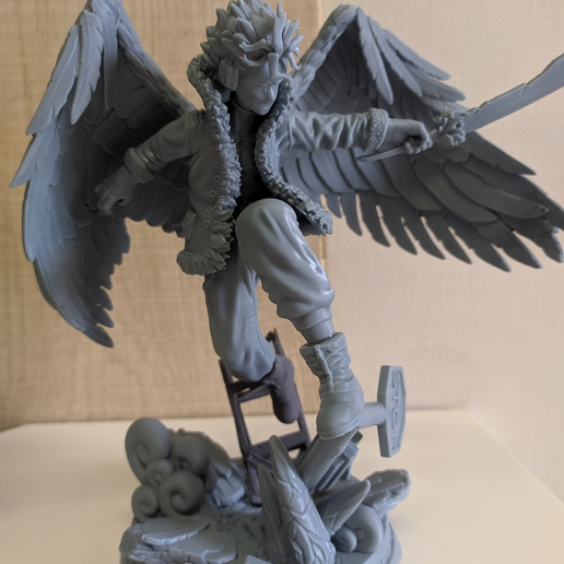 💬 Hawks statue- BNHA・3D Print with the longer 3d 3D printer・Cults