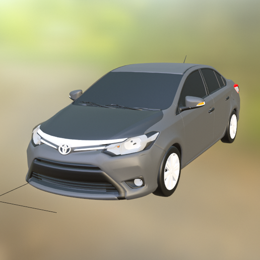 🚗 Toyota Vios・ 3D File for 3D printing・Cults