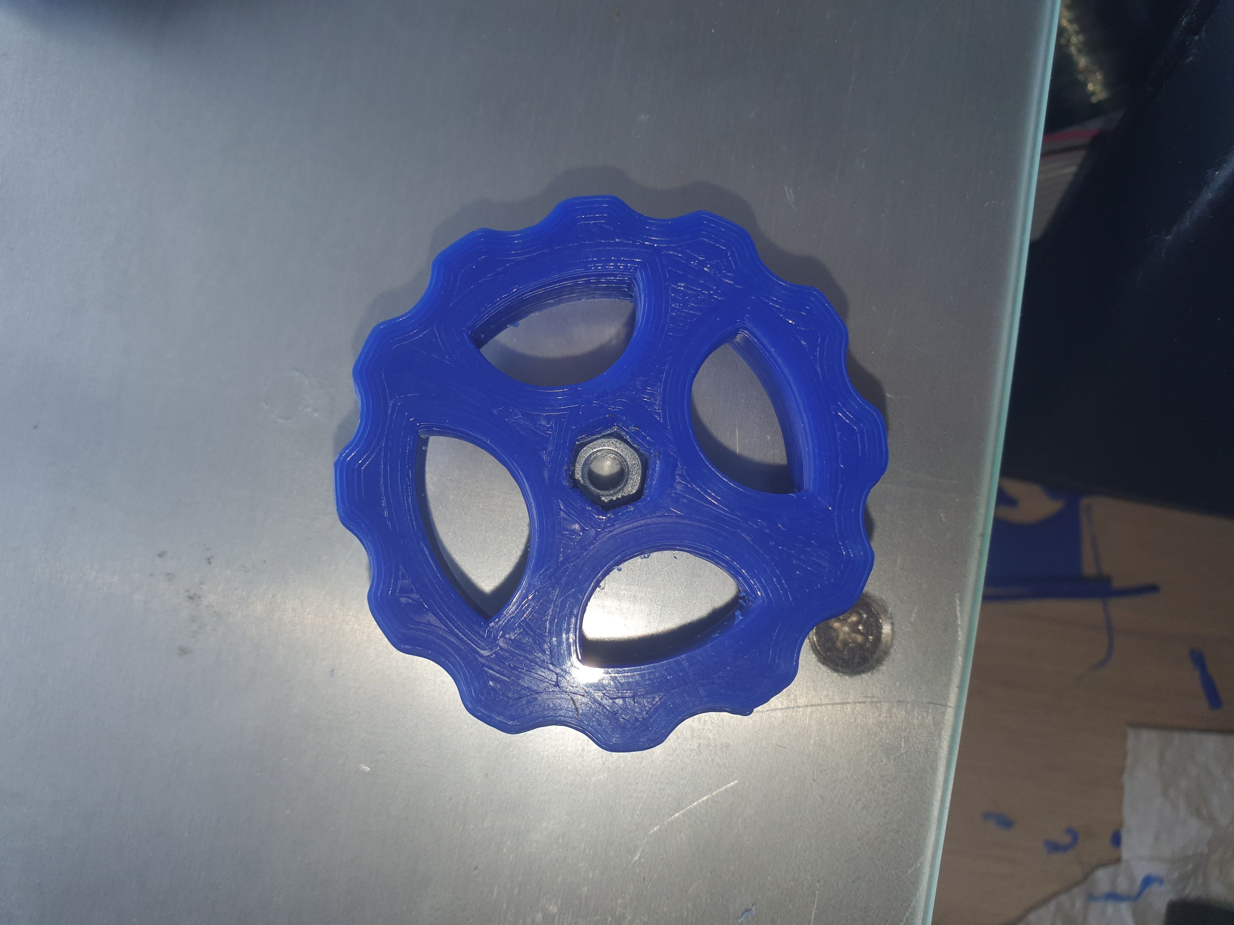 Download free STL file anet a8 plus bed leveling kit, 3d printer bed leveling knobs, 3d printer ...