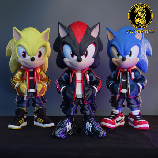 🐉 Sonic Urban Vibes Collection (Super Sonic & Shadow Variants ...