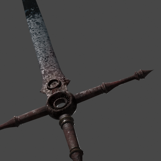 3D file Sword Low-poly 3D Model 🗡️ ・3D print design to download・Cults