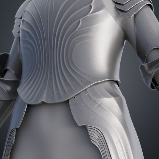 🧝 Galadriel armor - Rings of Power・ 3D File for ・Cults