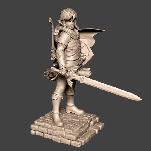 🔗 Link Statue - The Legend of Zelda: Tears of the Kingdom・ STL File for ...