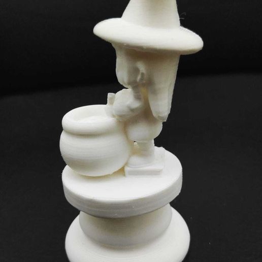 🎃 Halloween Chess - Witch・ 3D File for ・Cults