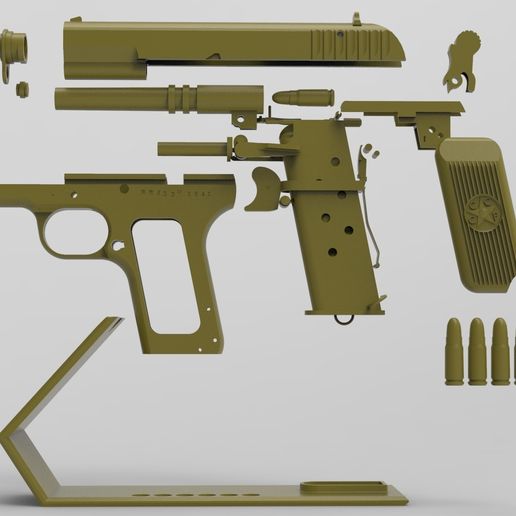 🔫 TT-33 Pistol・Free 3D File for ・Cults
