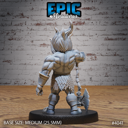 🔥 Fire Dwarf ‧ DnD Miniature ‧ Tabletop Miniatures ‧ Gaming Monster ...