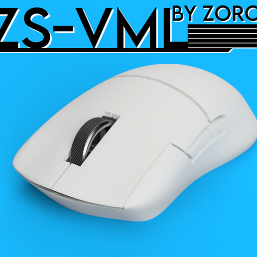 🐁 ZS-VML, 3D Printed Razer Viper Mini based Symmetric Wireless Mouse ...