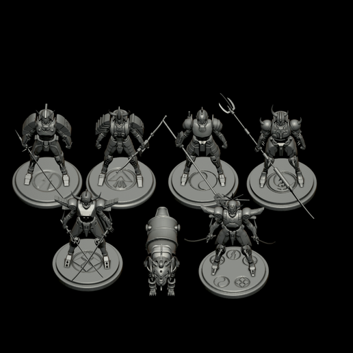 🗡️ Samurai Troopers Complete Set "PRICE FOR THE FIRST 20 DOWNLOADS"・ 3D ...