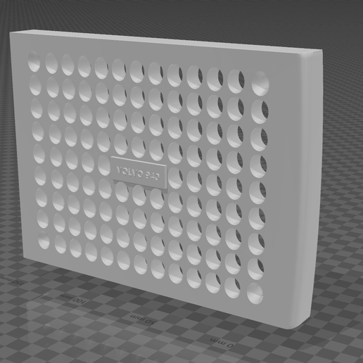 🚪 Volvo 940 - Door Speaker Design cover・ 3MF File for 3D printing・Cults
