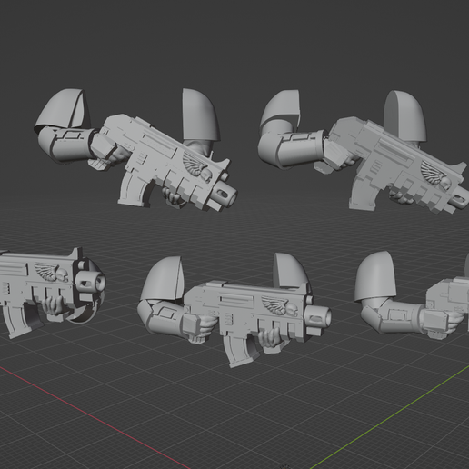 💂 multi part first born Marines・ 3D File for 3D printing・Cults