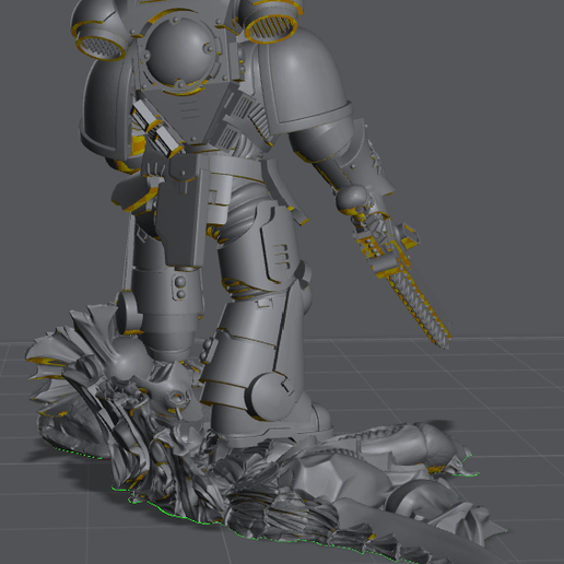 3D file True Scale Sergeant You Primarisly Need 🫵 ・3D printable model ...