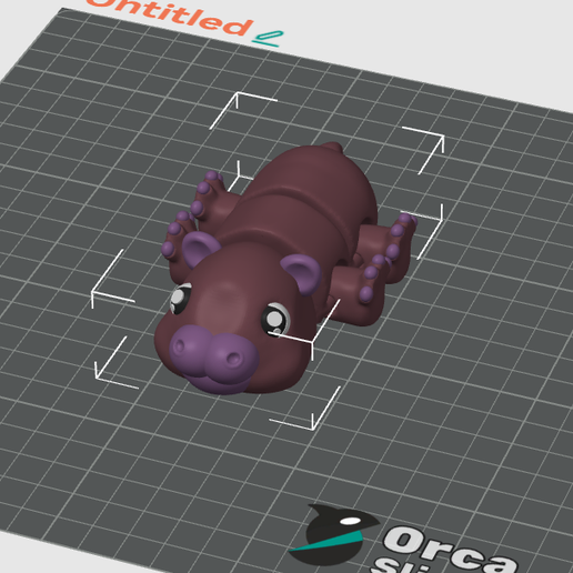 Free STL file Flexy cute baby hippo 👶 (OBJ and 3MF)・3D print object to ...