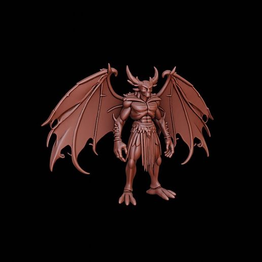 👤 Mothman Figure・ 3D File for 3D printing・Cults