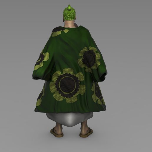 🍢 RORONOA ZORO - ONE PIECE - WANO KUNI 3Dprint model (with 2 different ...