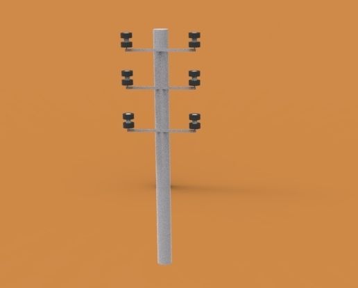 STL file Power Pole 🏗 ・3D printer design to download・Cults