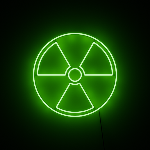 STL file Radioactive Neon ☢️ ・3D printer model to download・Cults