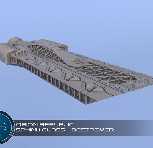 🛰 The Orion Republic - Miniature Starships・ STL File for ・Cults