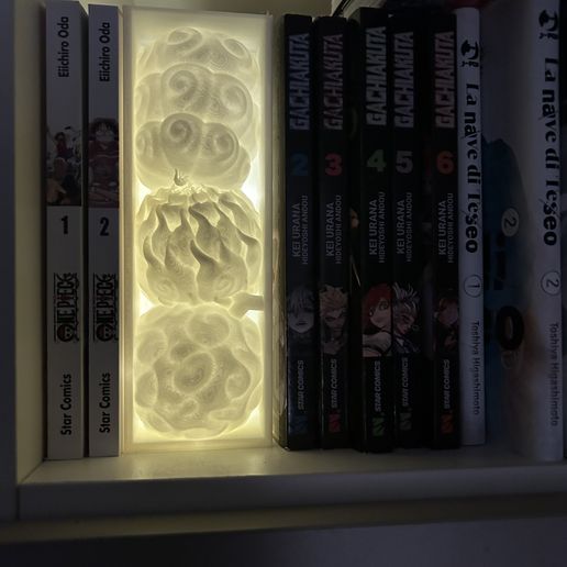 📚 Book Nook One Piece Lamp・ STL File for 3D printing・Cults