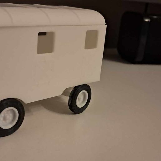 📦 box semi-trailer a3 1/43・ STL File for 3D printing・Cults