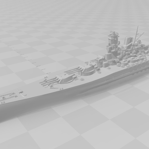 🎛️ RC Scale Yamato Battleship・Free STL File for 3D printing・Cults