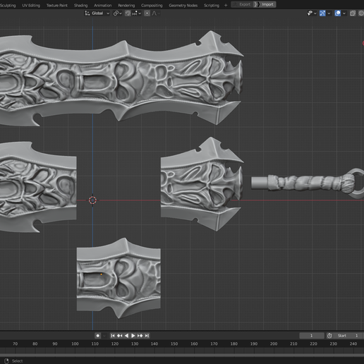 🗡️ Darksiders War Armor and Chaos Eater Sword for Cosplay・ 3D File for ...