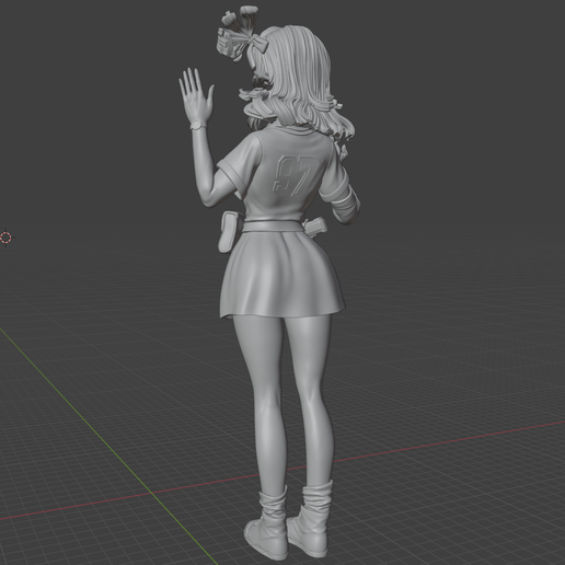 👾 LIFE SIZE BULMA – DISPLAY STATUE・ STL File for 3D printing・Cults