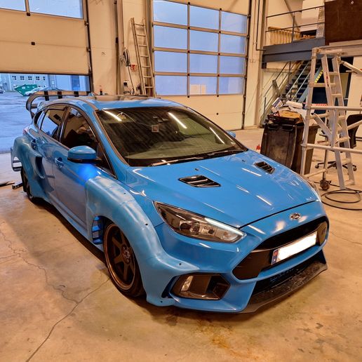 🚙 Ford Focus ST / RS MK3.5 - WRC / RX Body Kit・ 3D File for 3D printing ...