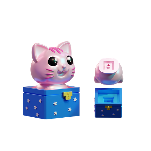 3D file Cat in a Box Fidget Clicker 🐱 ・3D printable model to download・Cults