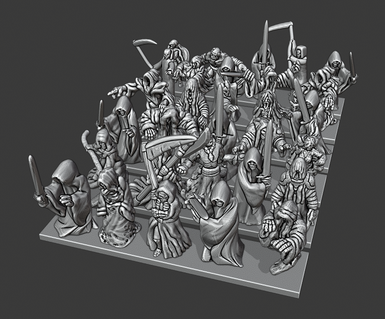 😵 Warmaster Undead Ethereal Host・Free STL File for ・Cults