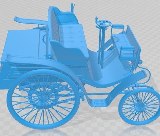 🚗 Benz Velo 1894 Printable Car・ 3D File for 3D printing・Cults