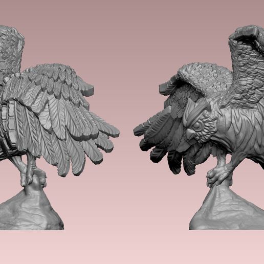 STL file Owl 🦉 (OBJ)・Template to download and 3D print・Cults