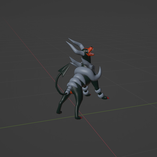 🐉 Houndour, Houndoom and Mega Houndoom 3D print model・ STL File for ・Cults