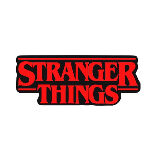 🎨 Stranger Things logo・ STL File for 3D printing・Cults