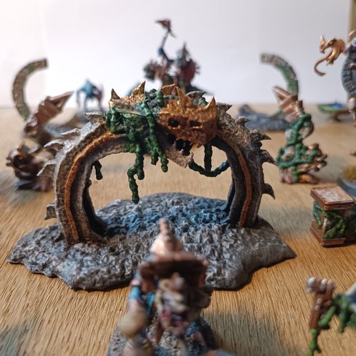 ♟ Jungle Lizardmen Scatter Terrain・ STL File for 3D printing・Cults