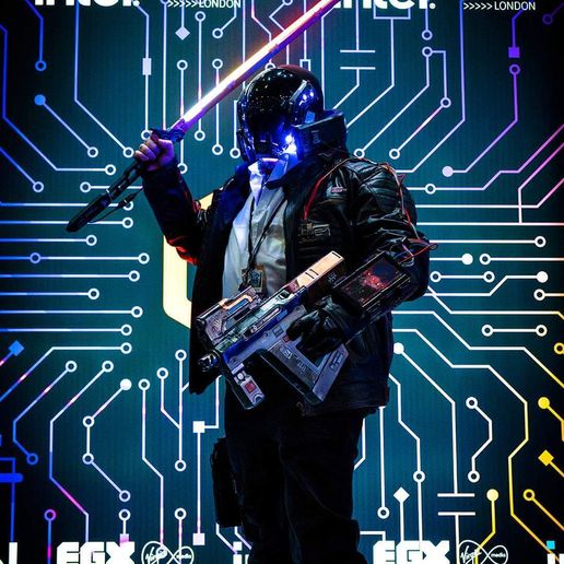 🎭 Cyberpunk Takemura Neck & Jaw・ STL File for 3D printing・Cults