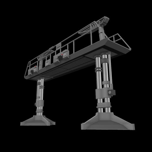 ⭐ Star Wars Death Star Hangar Gantry for 3.75" and 6" figures・ 3D File ...