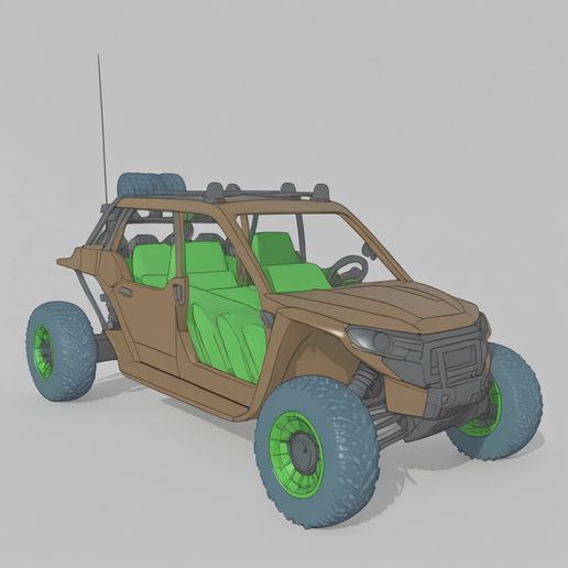 🏎️ 3D-Druckbarer Off-Road Buggy STL・ STL Datei für 3D-Druck・Cults