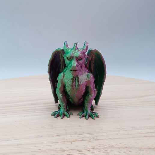 🐉 Sitting dragon, decorative figure・ STL File for 3D printing・Cults