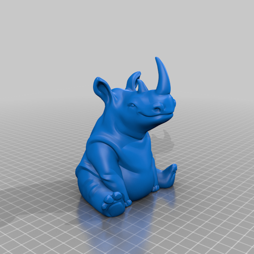 🦏 Rhino・Free STL File for ・Cults