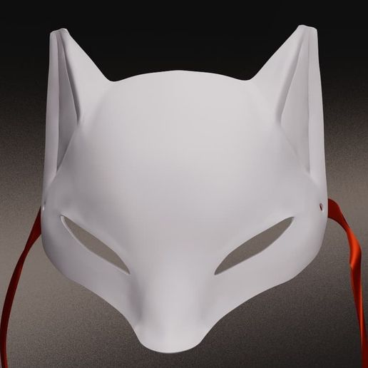🦊 Half Fox Mask - Perihelion Prints・ STL File for 3D printing・Cults