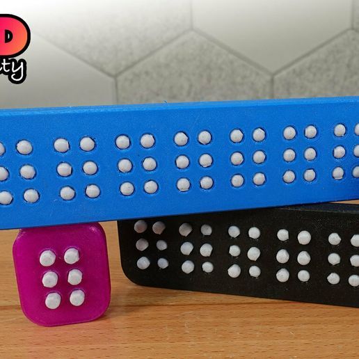 🎒 Braille Training Cell - 6MM・Free 3D File for ・Cults