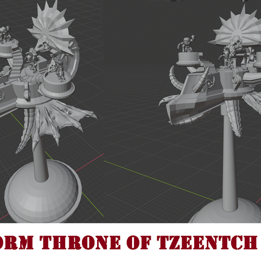 🔮 dark magik demon incursion pack・ OBJ File for 3D printing・Cults