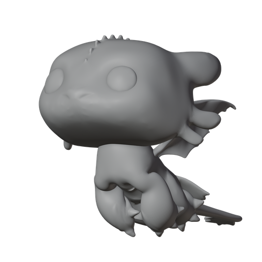 🎯 FUNKO POP toothless・ STL File for 3D printing・Cults