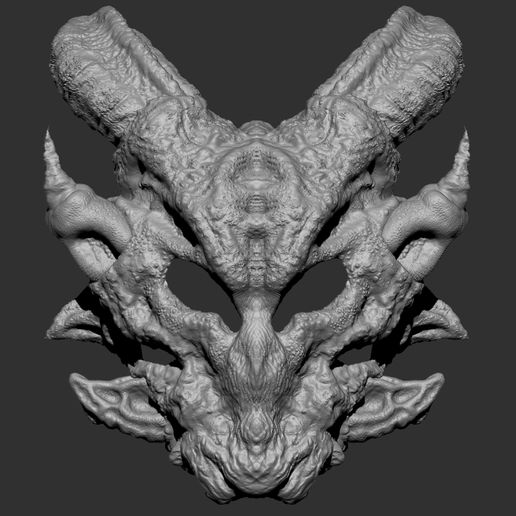 👹 Mask - Abyss Creature No. 3・Free STL File for 3D printing・Cults