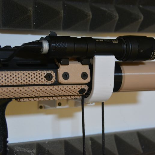 🔫 Surefire Scoutlight Mount Mlok M-lok・Free 3MF File for 3D printing・Cults