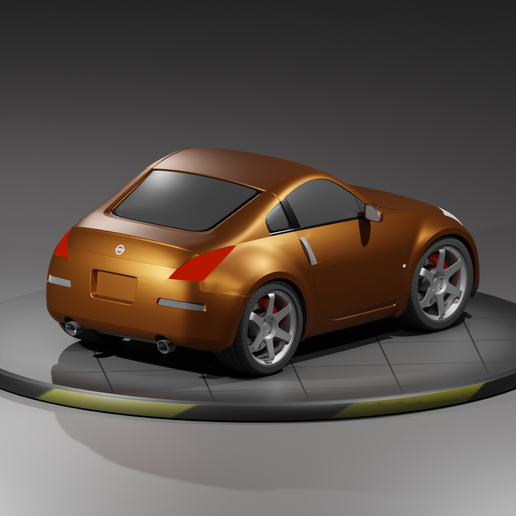 🚗 Toon Nissan 350Z・Free STL File for ・Cults