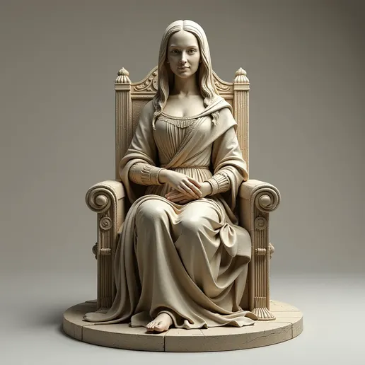 STL file The Mona Lisa Figure 🎨 ・3D printing template to download・Cults