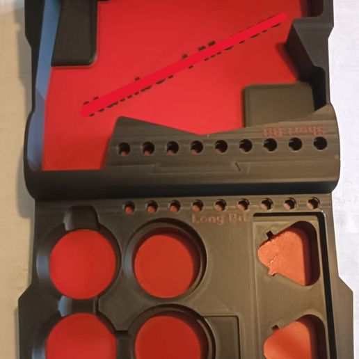 🧰 Inlay for Milwaukee fddx kit in Packout compact・ STL File for 3D ...