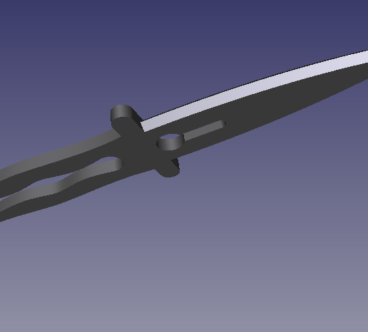 🔪 Total stainless steel sub knife. for laser cutting.・ STL File for 3D ...