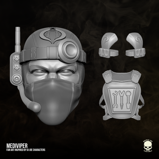 🎨 MediViper GI Joe fan art 3D printable files for Action Figures・ STL ...